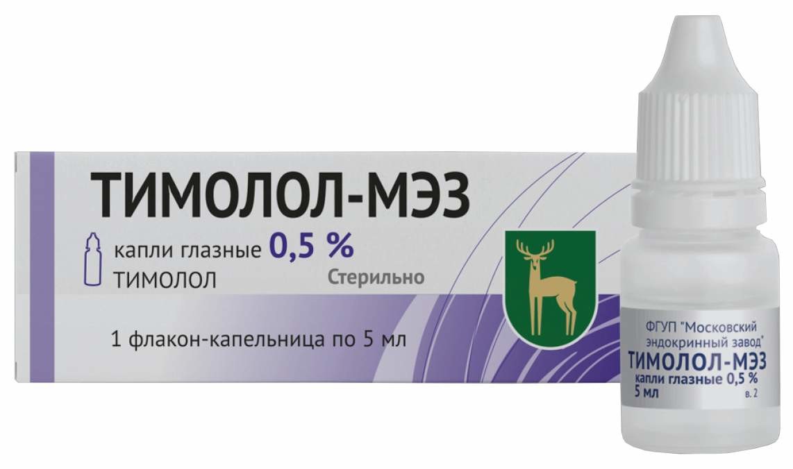 Тимолол МЭЗ капли глазные 0,5% 5мл купить в Нижнем Новгороде по цене от ...