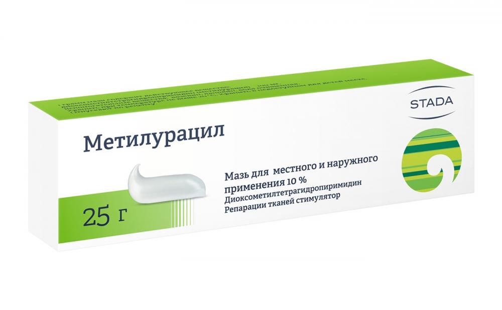 Метилурацил Нижфарм мазь 10% 25г купить в Санкт-Петербурге по цене от ...