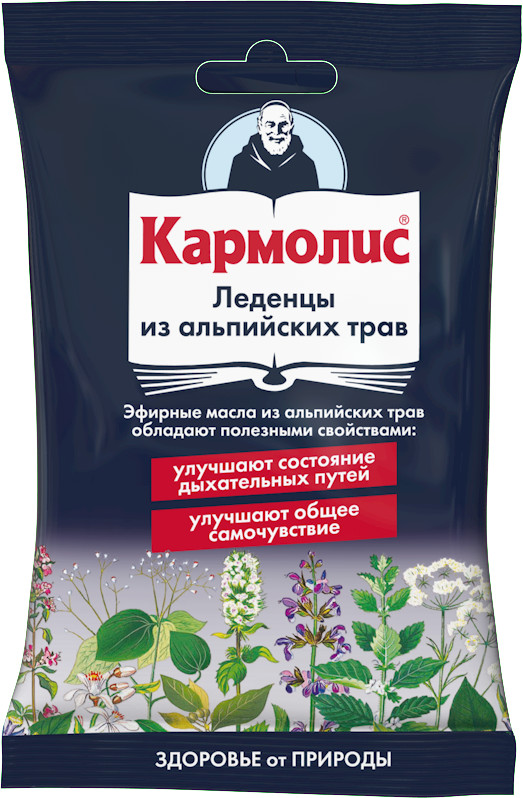 Кармолис леденцы 75г купить в Москве по цене от 523 рублей