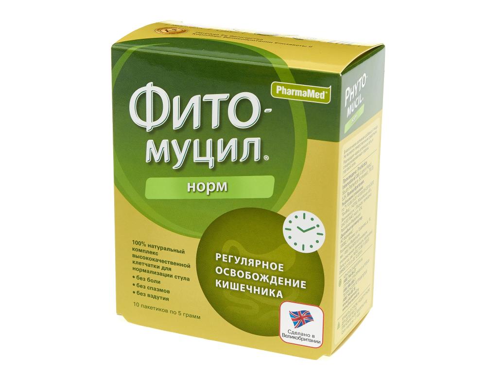 Фитомуцил Норм порошок пакет 5г №10 купить в Москве по цене от 472 рублей