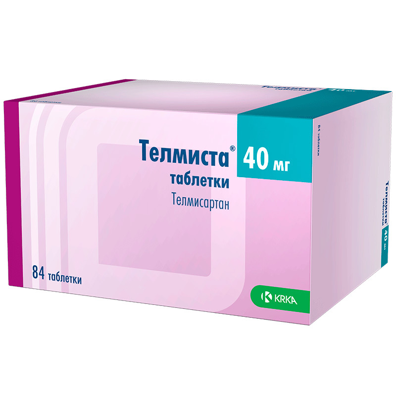 Телмиста таблетки 40мг №84 купить в Москве по цене от 927 рублей